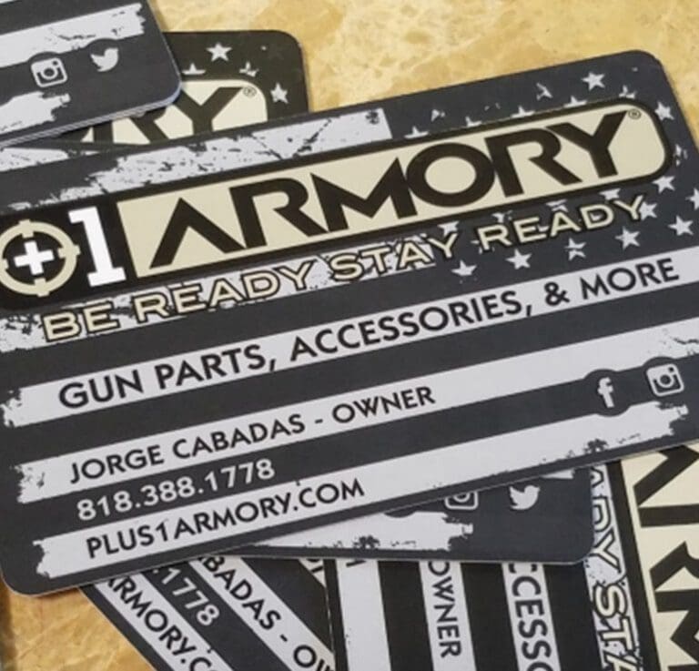Armory Business Card | Advanced Printing & Graphics