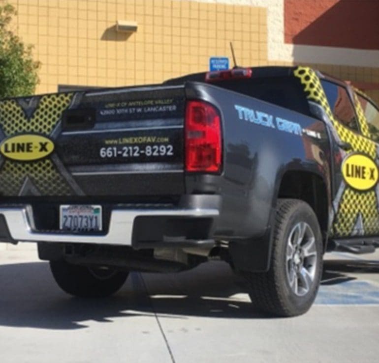 Line X Vehicle Wrap | Advanced Printing & Graphics